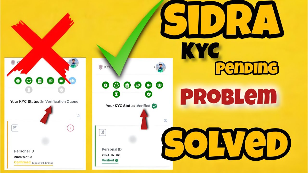 Sidra Chain Kyc Full process | Sidra Chain Kyc Pending Problem Solved ...