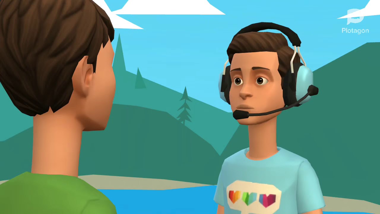 Barney error on Plotagon 1 - YouTube