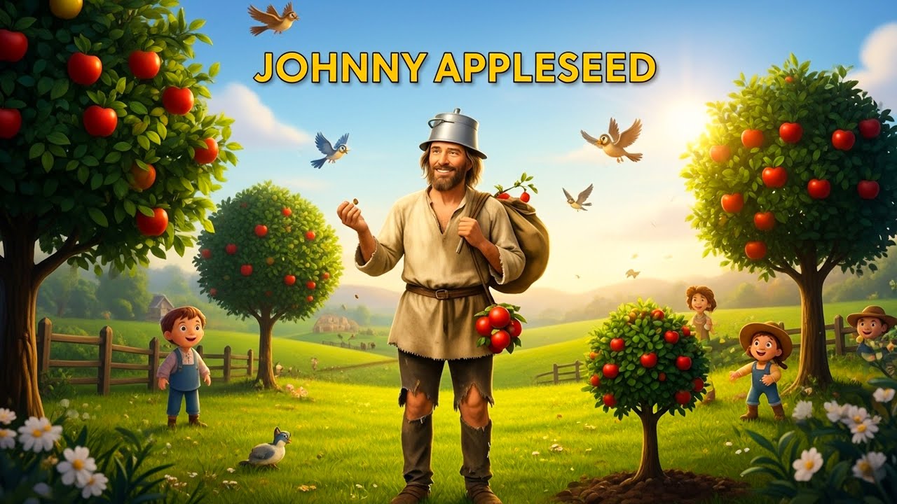 🍎 Johnny Appleseed | A True American Legend | Kids Animated Story - YouTube