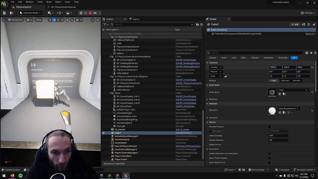 Creating a physics grab component in UE5... - YouTube