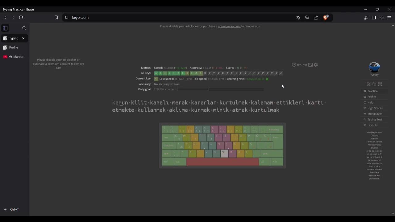Learning Fast Typing ||Keyboard Typing Day 2 - YouTube