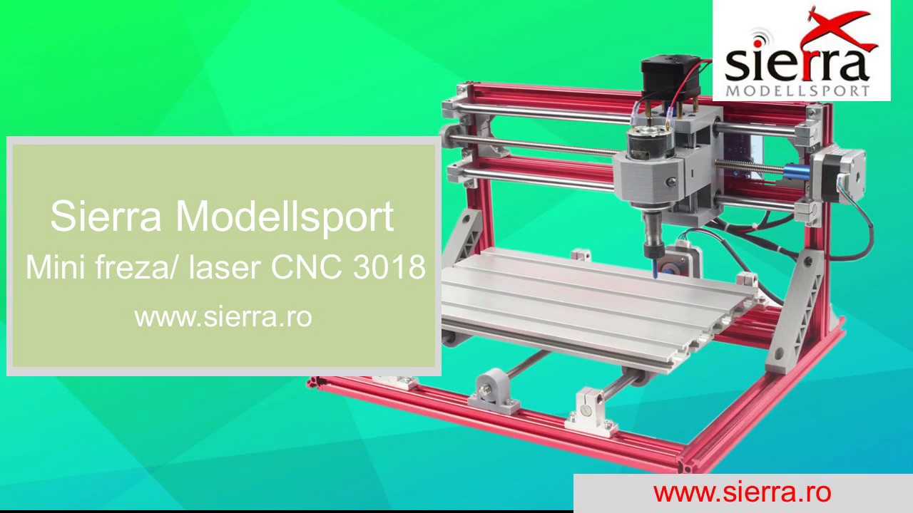 Mini freza/ laser CNC 3018 - YouTube