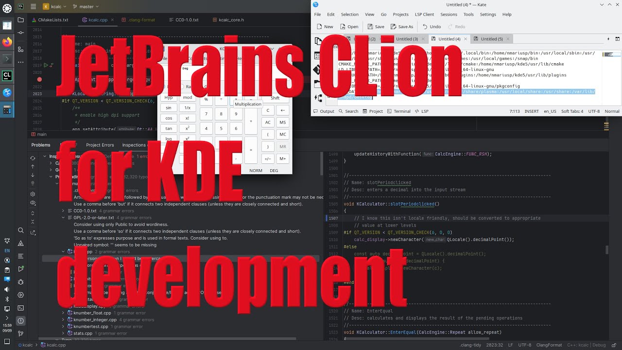 Jetbrains Clion For Kde Development Tutorial September 2023 E5371ff3 Youtube