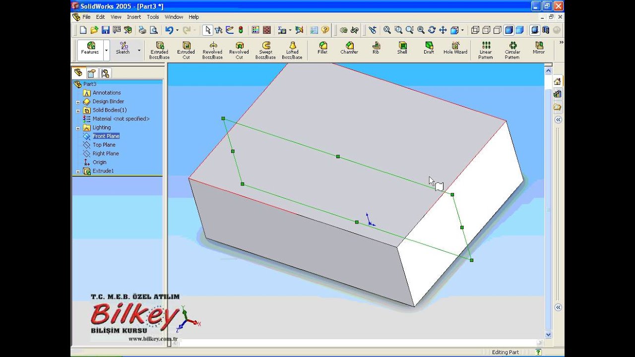 9 Solidworks Revolved cut - YouTube