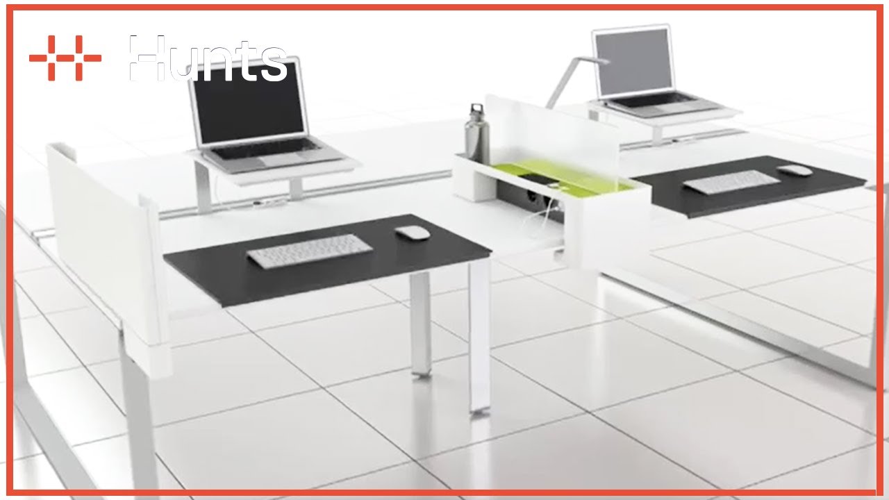 Office Of The Future Here Today - Steelcase Frameone Loop Desk - YouTube