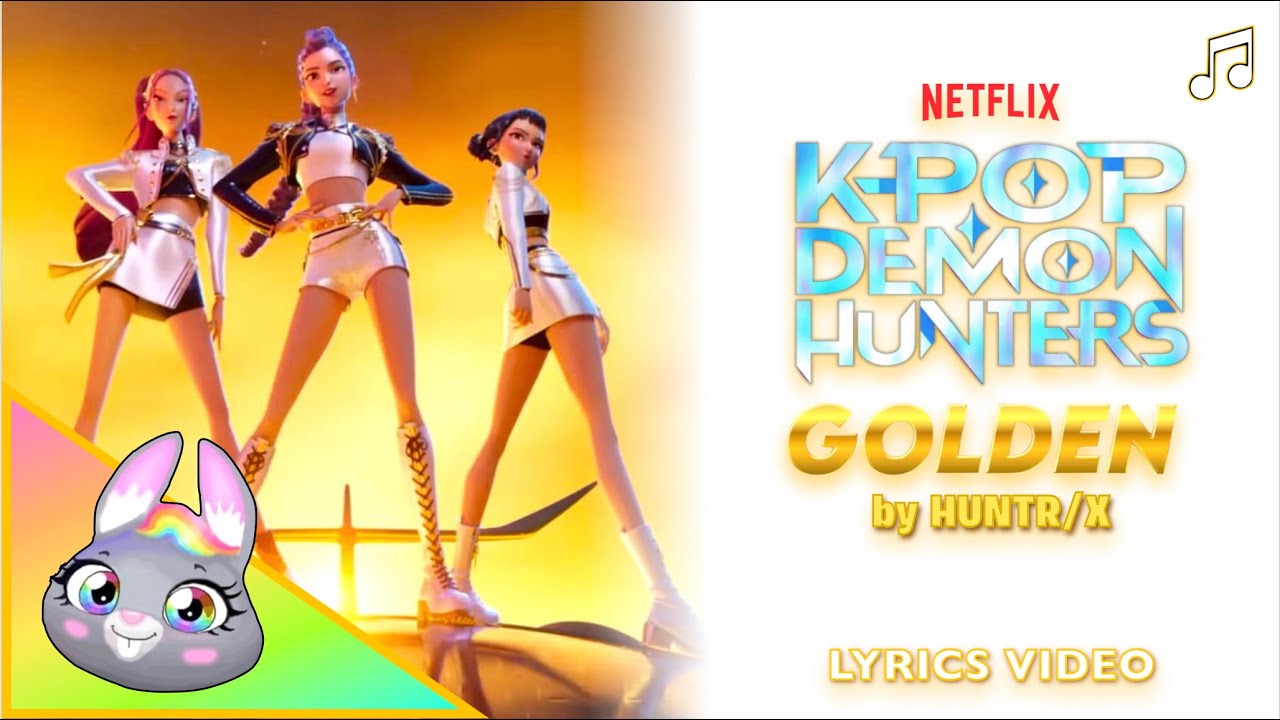 “Golden” by HUNTR/X 💛🎵 (from “K-Pop Demon Hunters”) (Lyrics Video ...