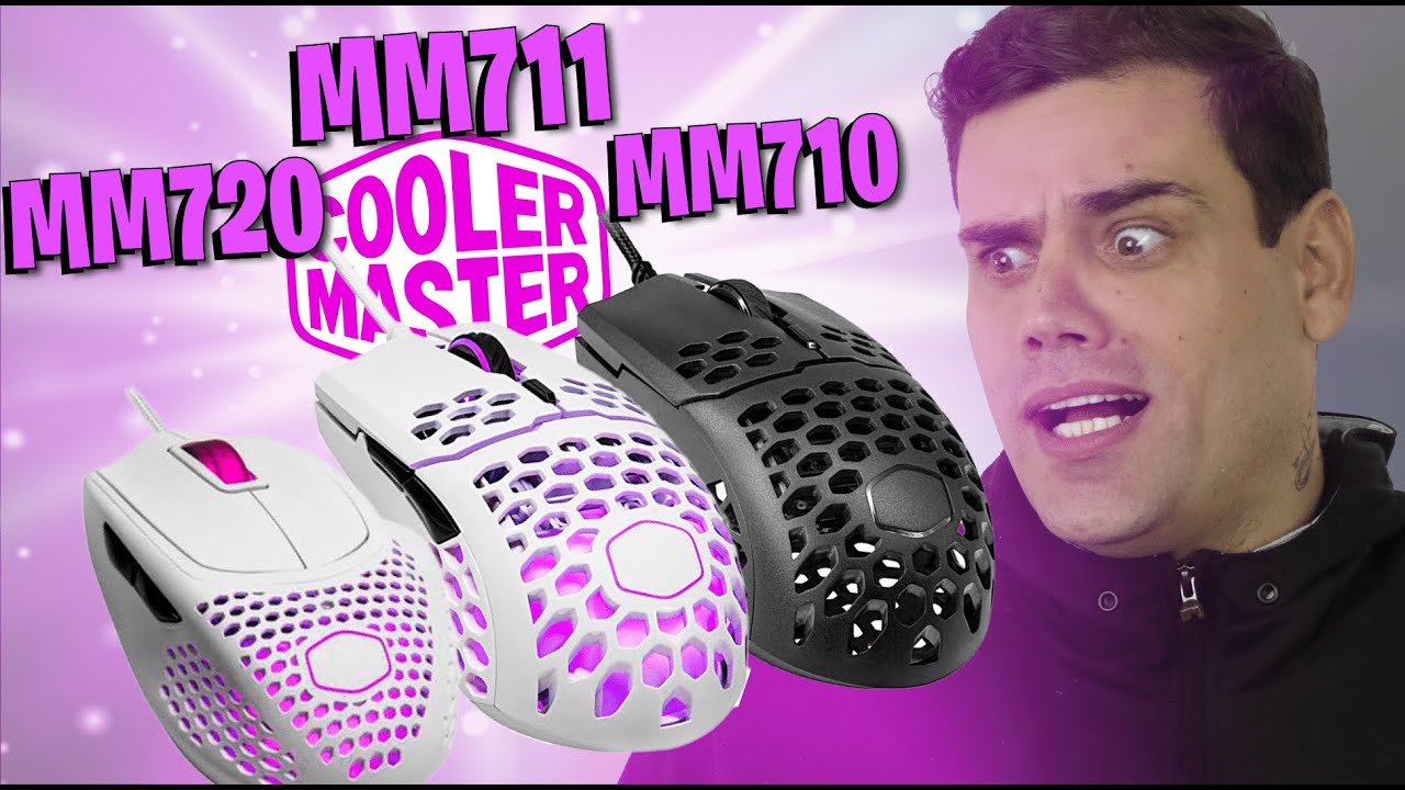UNBOXING E PRIMEIRAS IMPRESSÕES | COOLER MASTER MM710, MM711 E MM720 ...