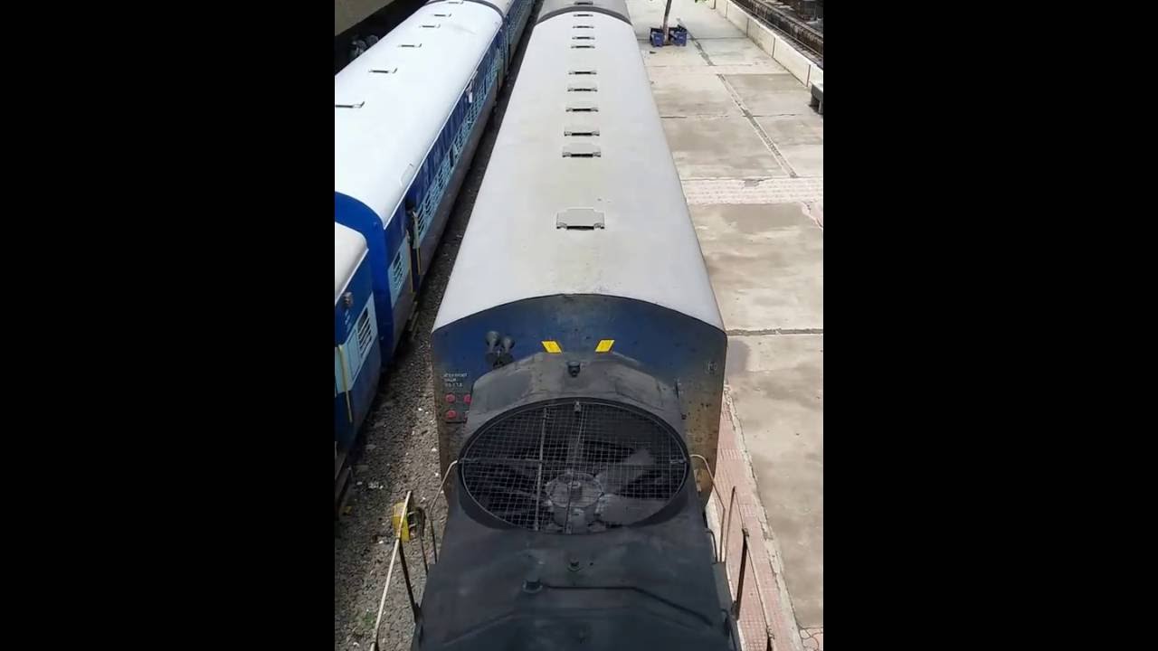 Indian Rail Engine Top view - YouTube