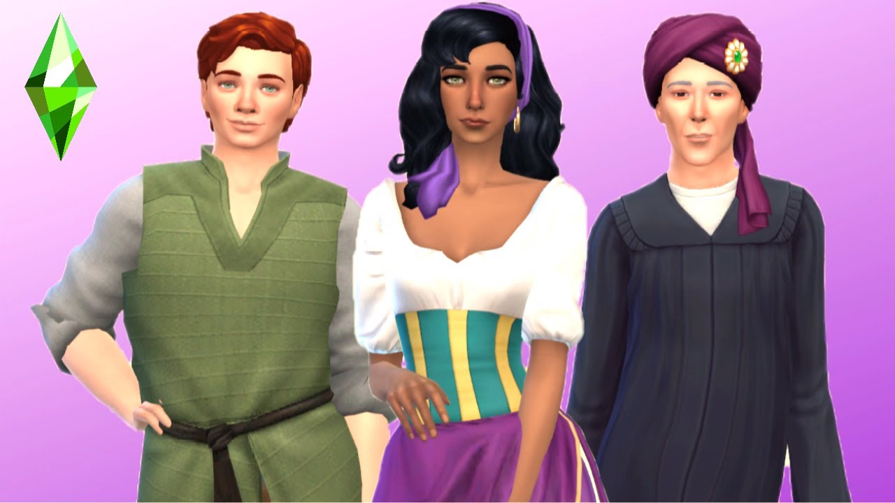 Esmeralda, Quasimodo & Frollo [The Hunchback Of NotreDame] : Create a ...
