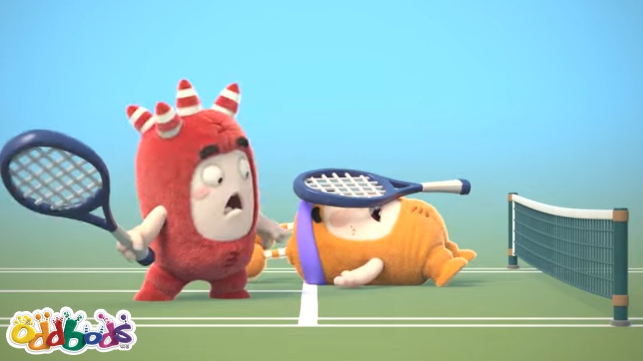 Tennis | Oddbods Full Episodes | Funny Cartoons for Kids - YouTube