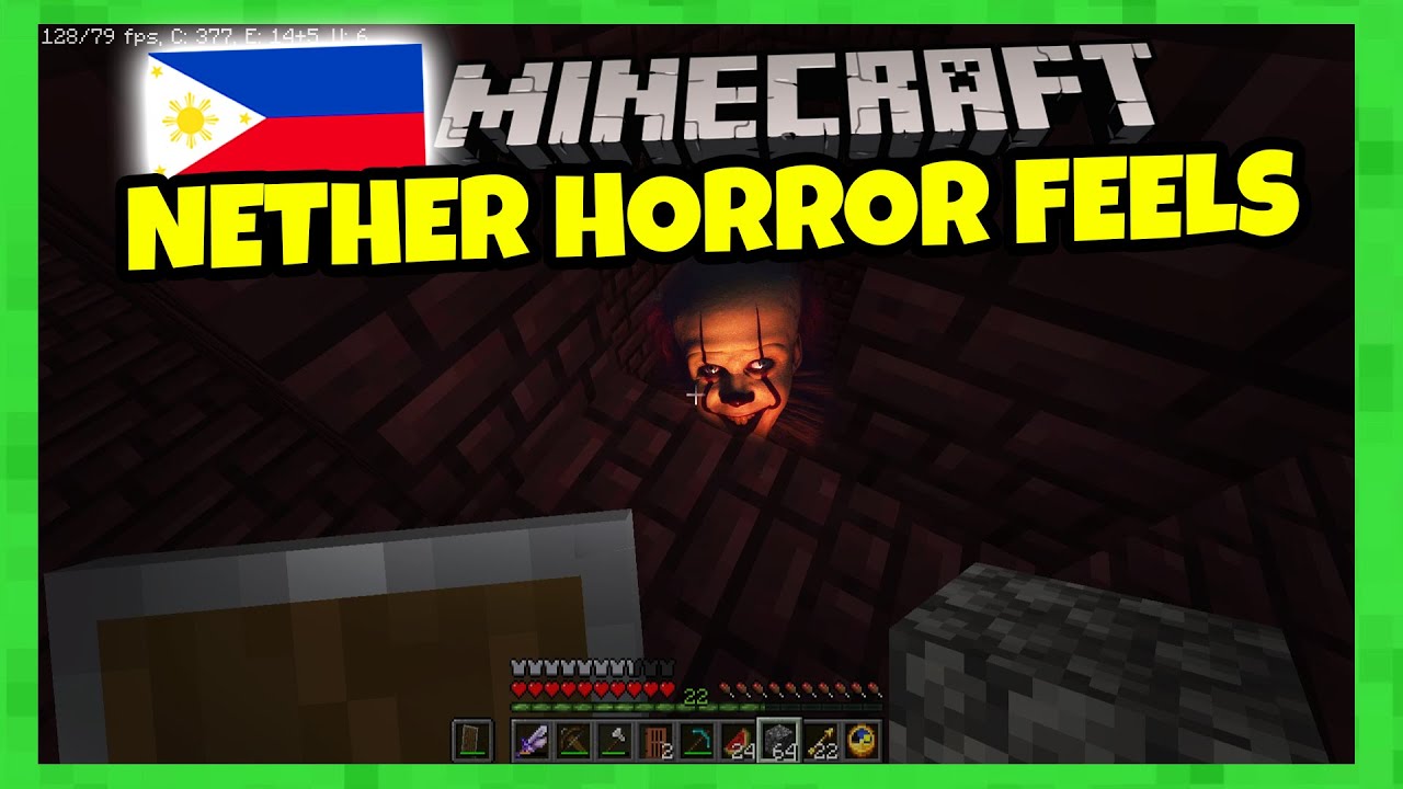 Minecraft, Nether Horror Feels (TAGALOG) | Minecraft Survival Ep. 17 ...