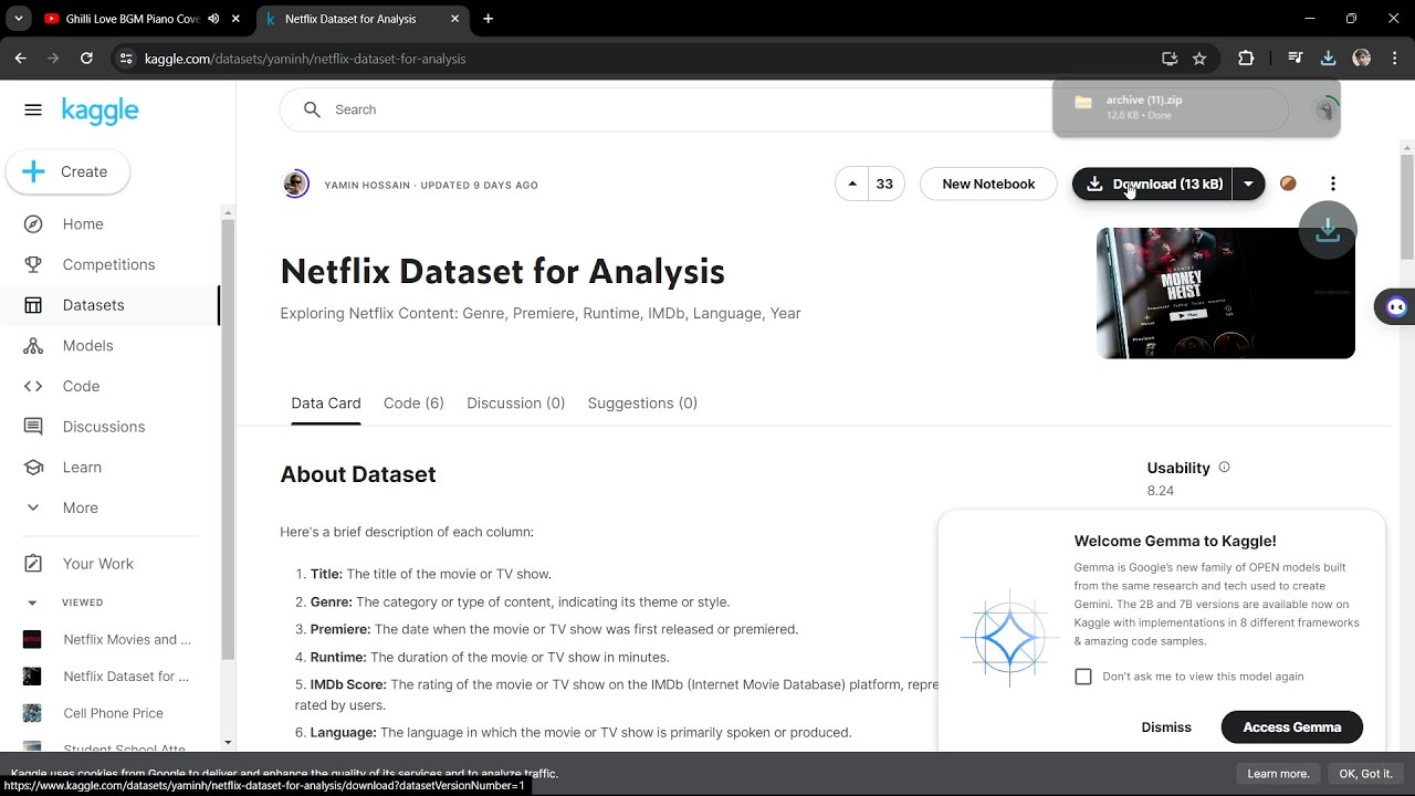 Practical 1 Get Dataset | Tzdev - YouTube