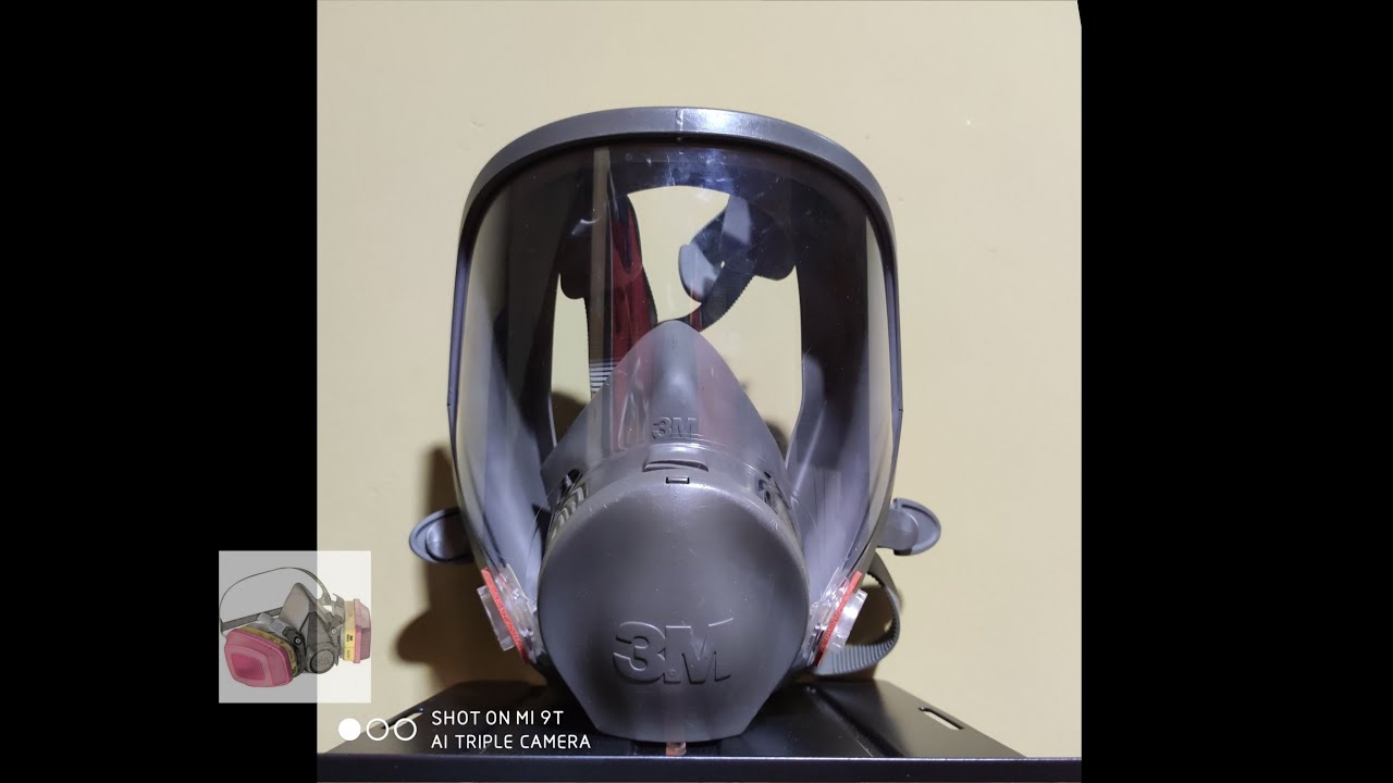 identificar respirador o mascarilla fullface 6800 3M original - YouTube