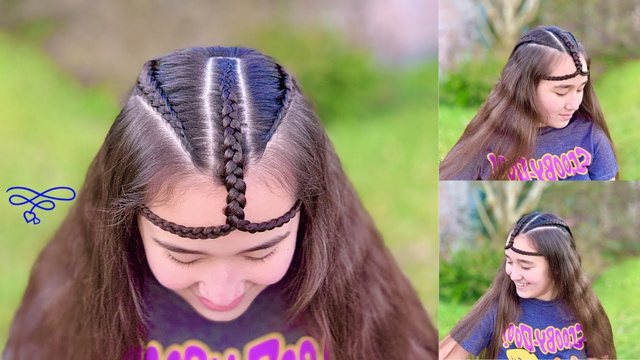 Split Dutch Braid Combo - YouTube