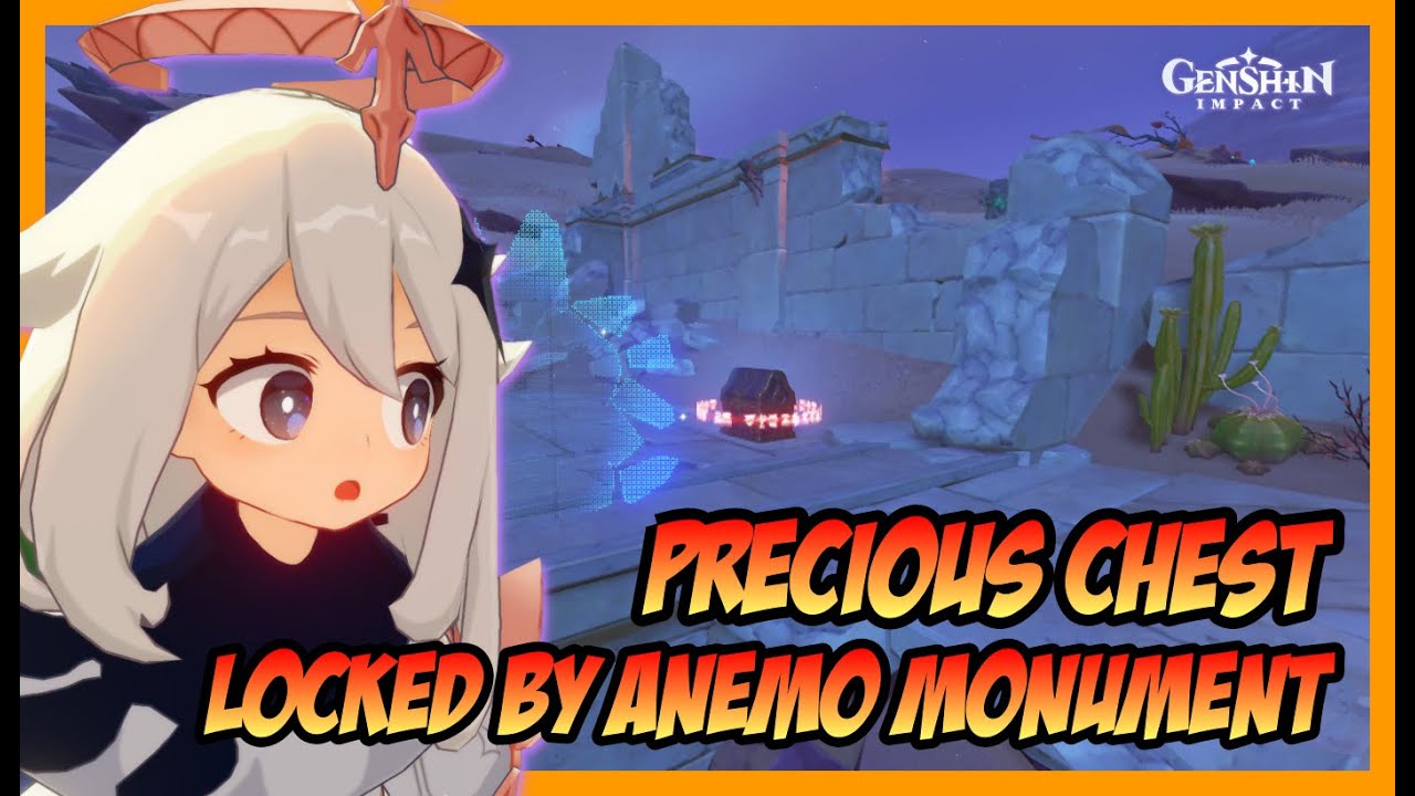 How Open Precious Chest by Anemo Monument (Desert of Hadramaveth) - YouTube