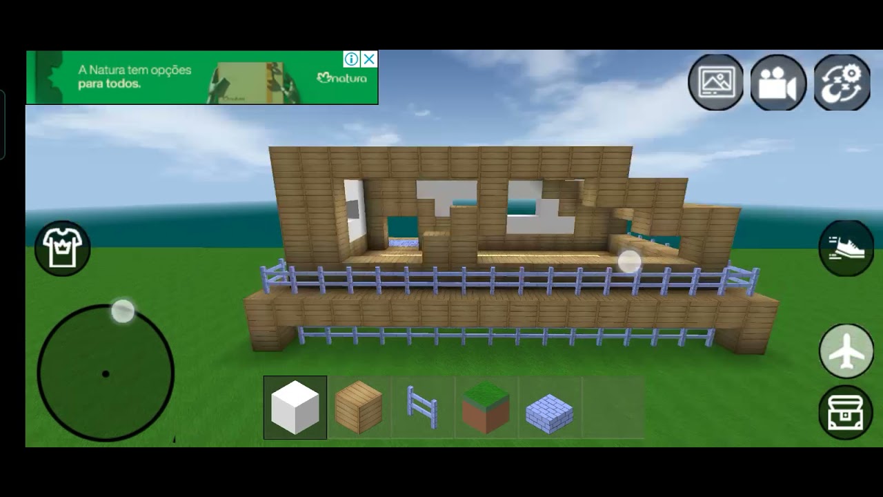 Making a small cute house in mini block craft 😀😀 - YouTube