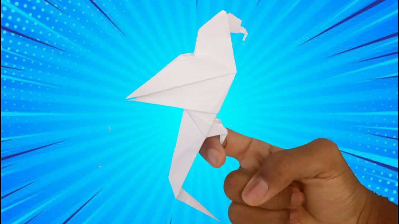 origami/como fazer um papagaio de papel - YouTube
