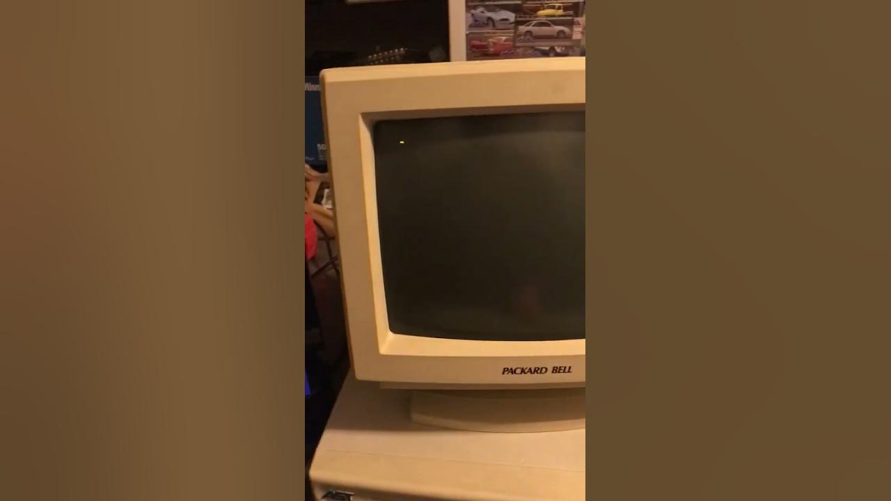 dual monitors MS-DOS qbasic - YouTube