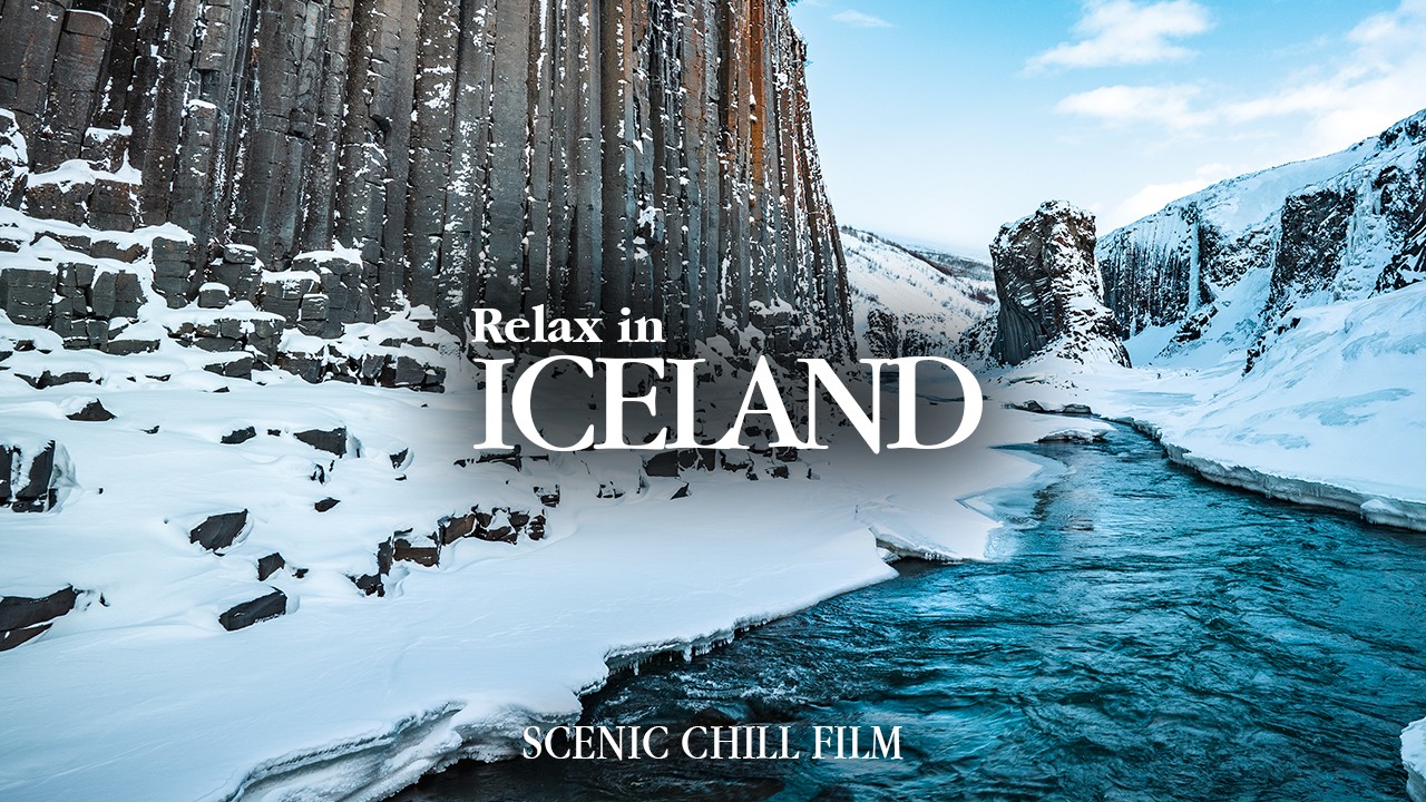 CHILL IN ICELAND 4K | Beautiful Landscapes, Relaxing Music & Nature ...