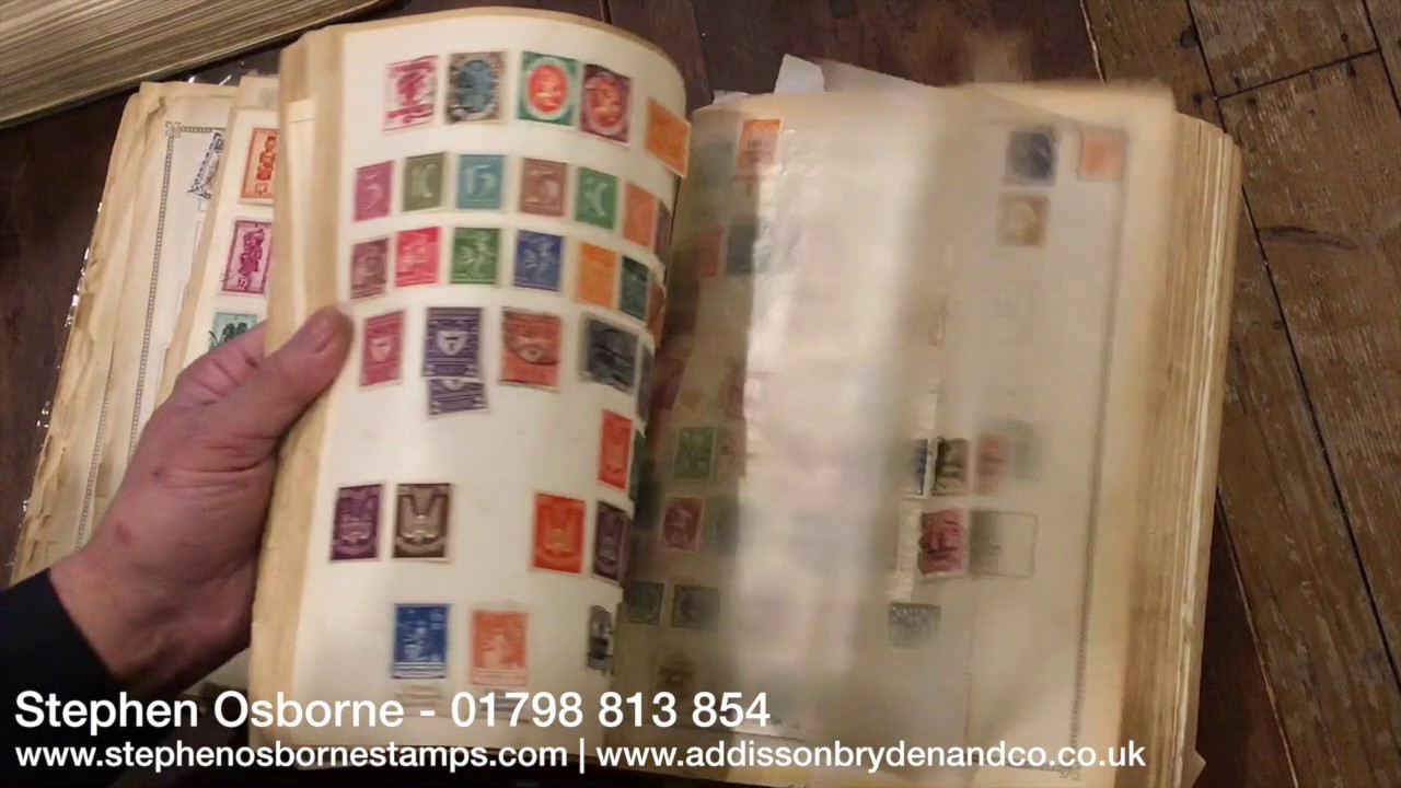 What is a Grandfather Collection by Stephen Osborne Stamps - YouTube