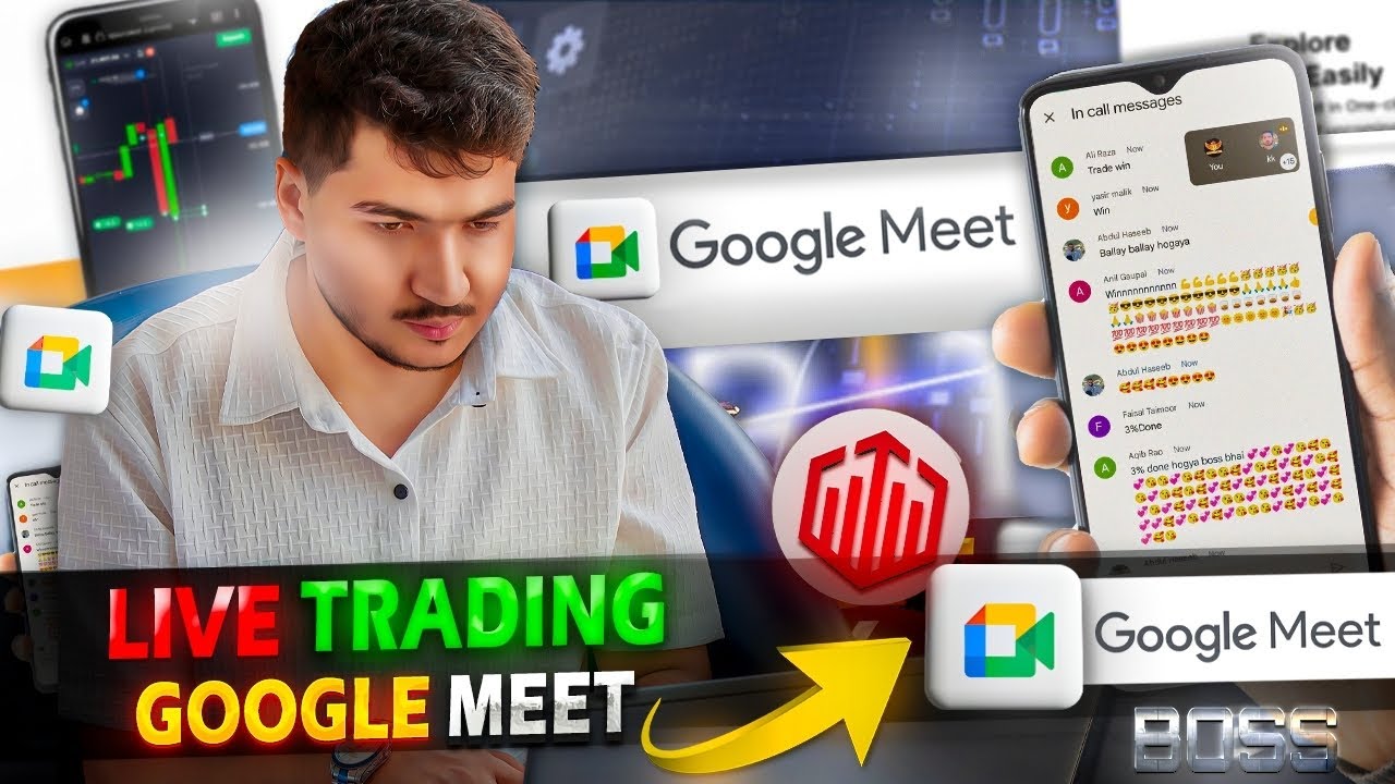 Google Meet Live Trading Session | Real-Time Trading with Boss Trading ...