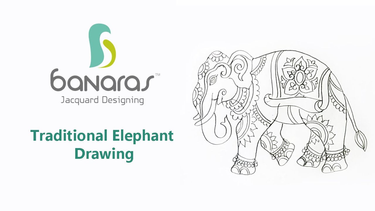 Traditional Elephant Drawing - YouTube
