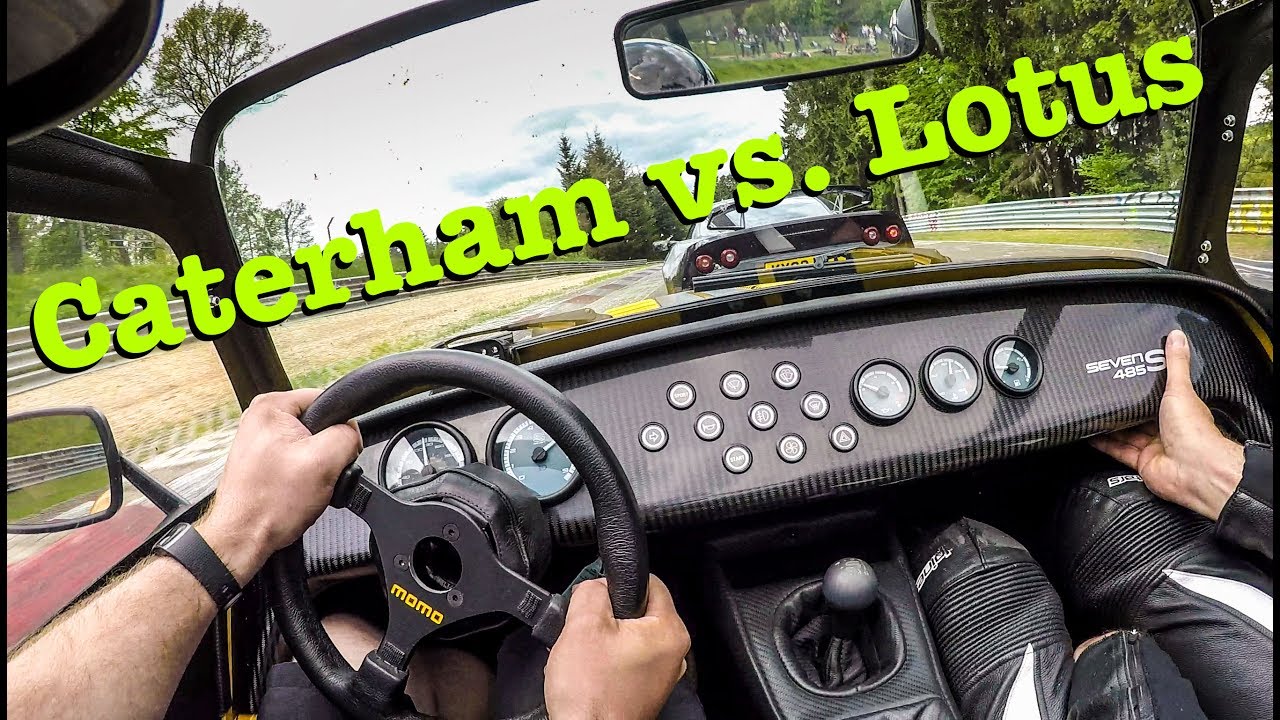 BATTLE: Caterham 485S vs Lotus Exige V6 on the Nurburgring Nordschleife ...