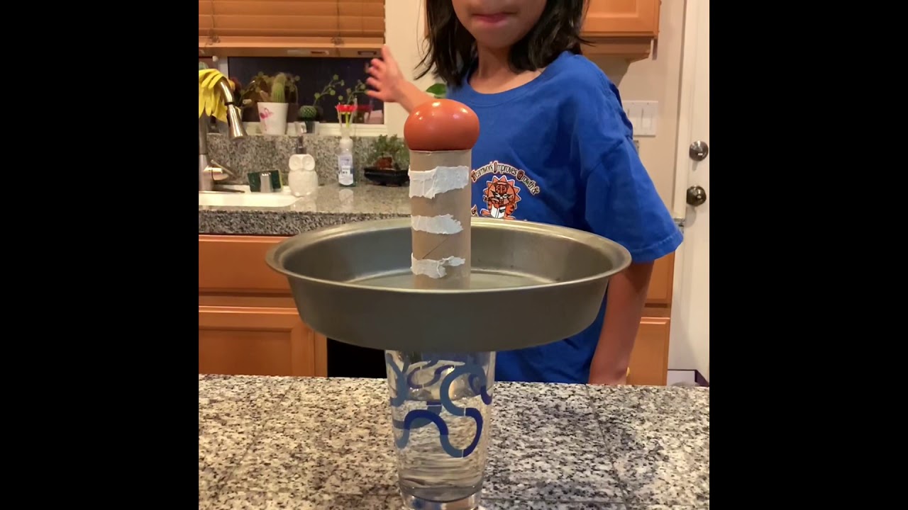 Egg pie pan experiment - YouTube