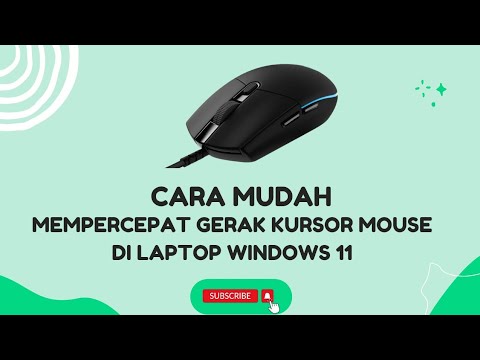 Cara mempercepat kursor mouse di laptop Windows 11 - YouTube