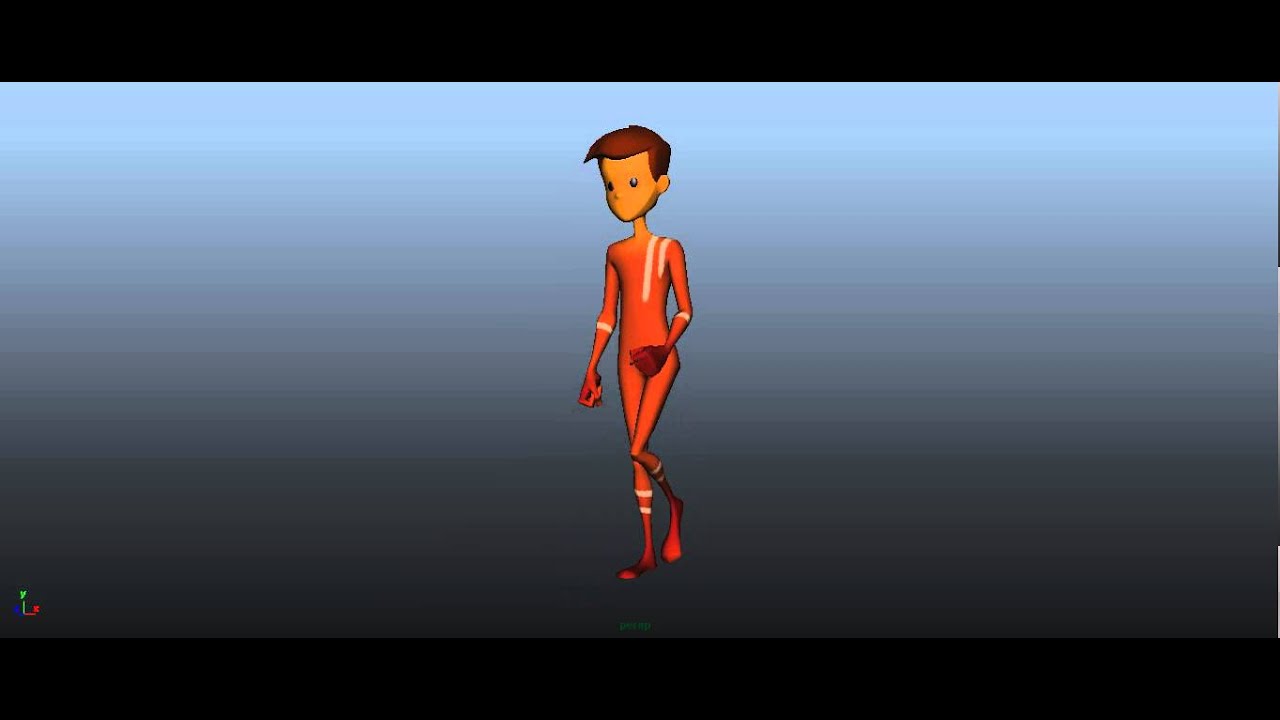 Simple Walk Cycle - YouTube