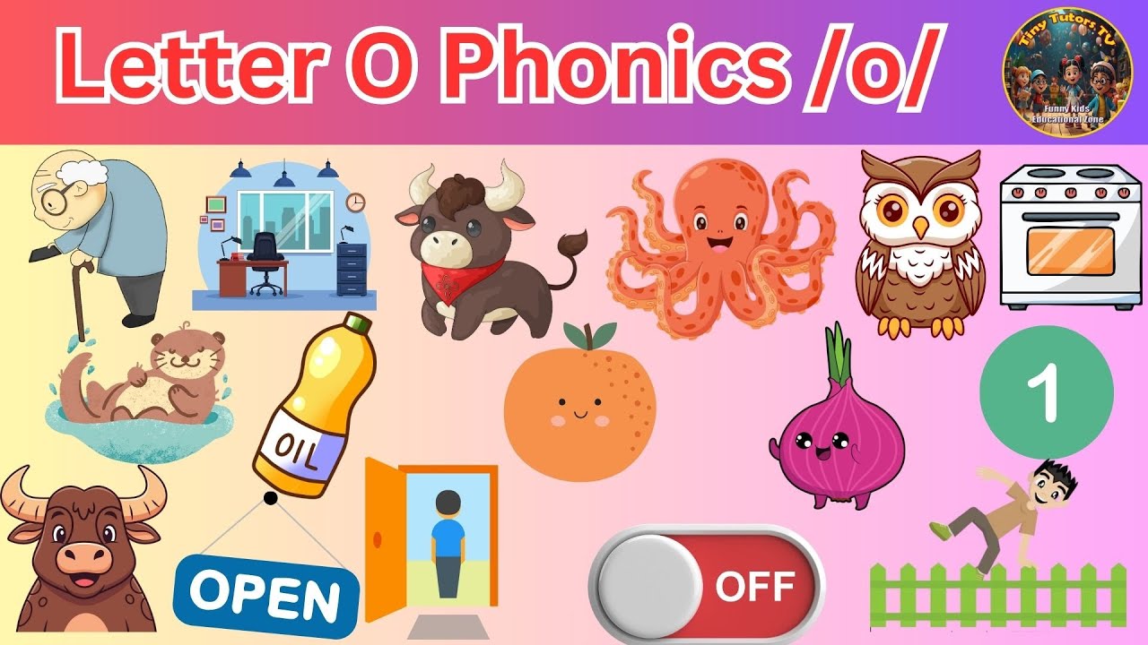 Letter O Phonics | Learn Letter O Phonics | Fun ABC Learning for ...