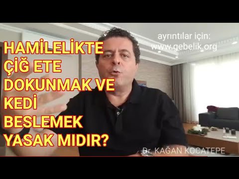 Hamilelikte çiğ ete dokunmak, çiğ kırmızı et tüketimi, kedi bakımı ve toksoplazma