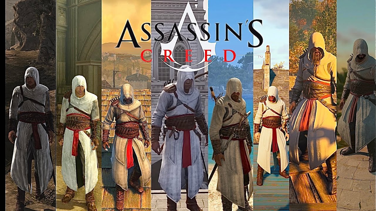 Altair's Outfit in Every Assassin's Creed Game(2007-2023) - Evolution ...