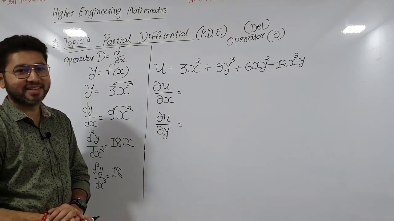 Higher Engineering Mathematics | Degree | Partial Differential - YouTube