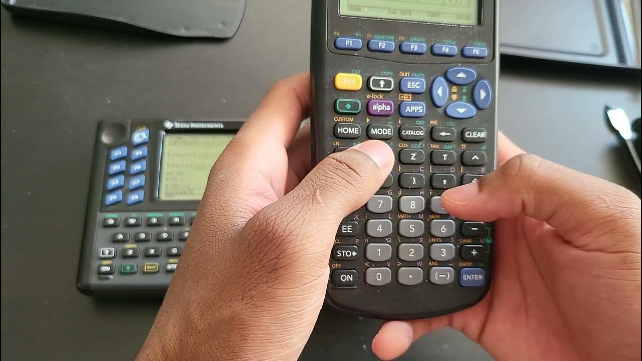 Ti 92-Plus VS Ti-89 - Two Powerful Calculators From 1998 - YouTube