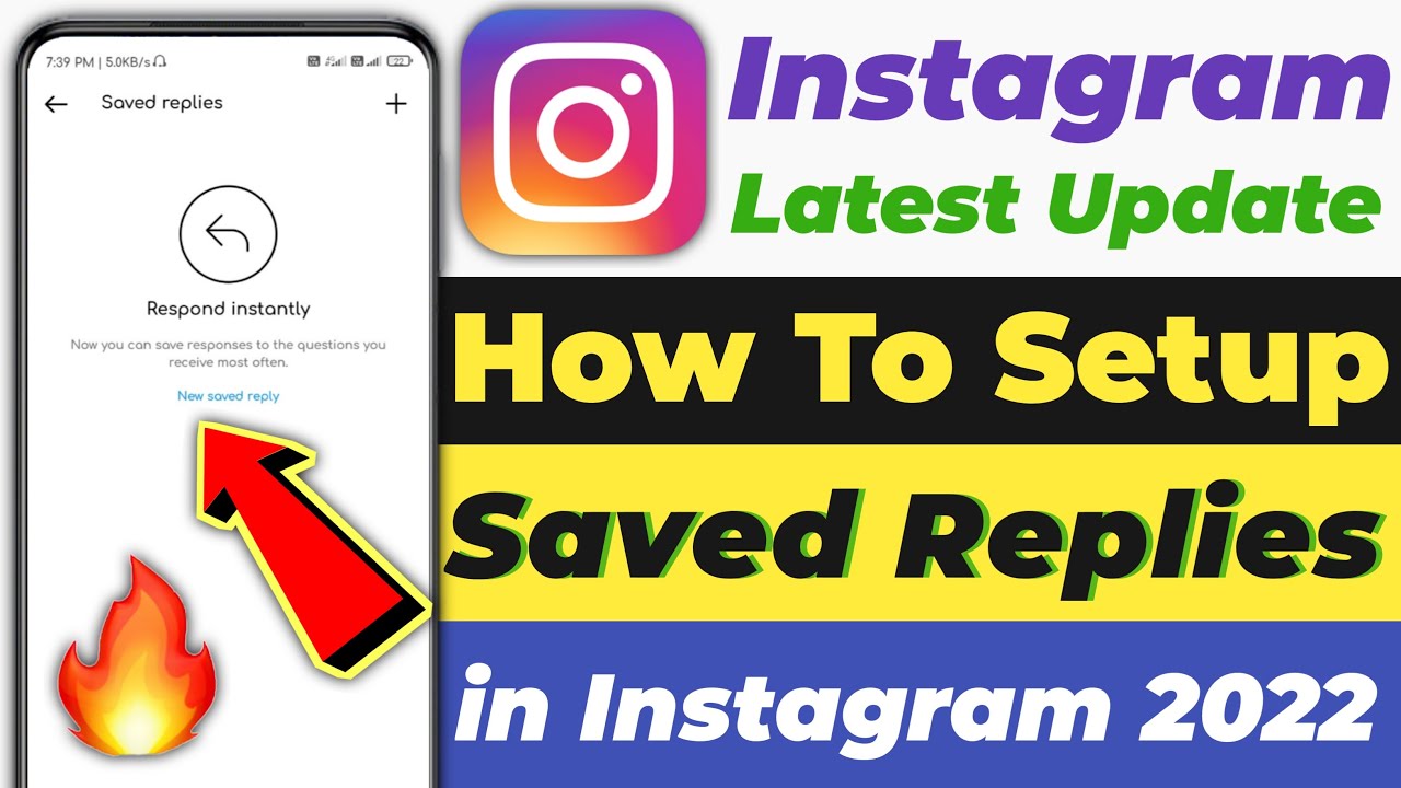 How To Use Quick Reply On Instagram 2022 | Saved Replies Instagram 2022 ...
