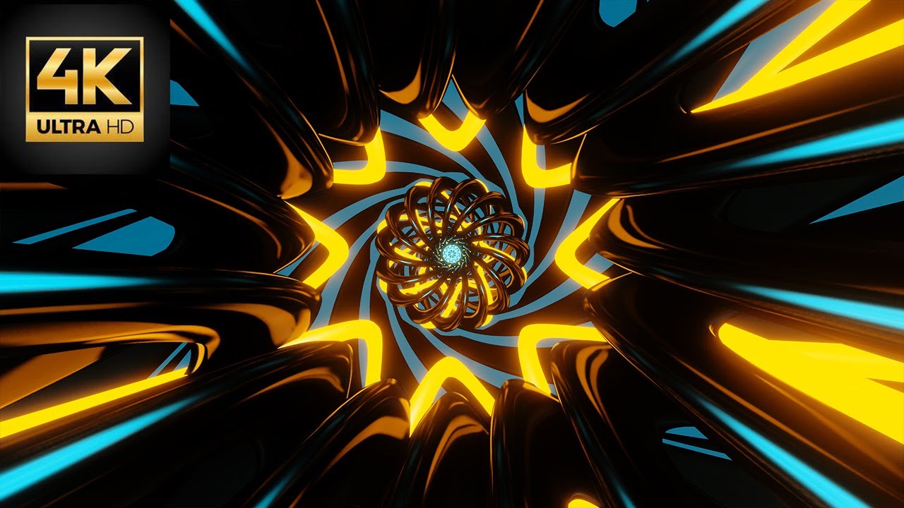 Relaxing & Satisfying VJ loop in 4k | 2hours - YouTube