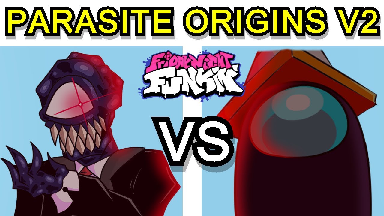 Friday Night Funkin' MOD-Parasite Origins V2 VS Black Story ( Among Us ...