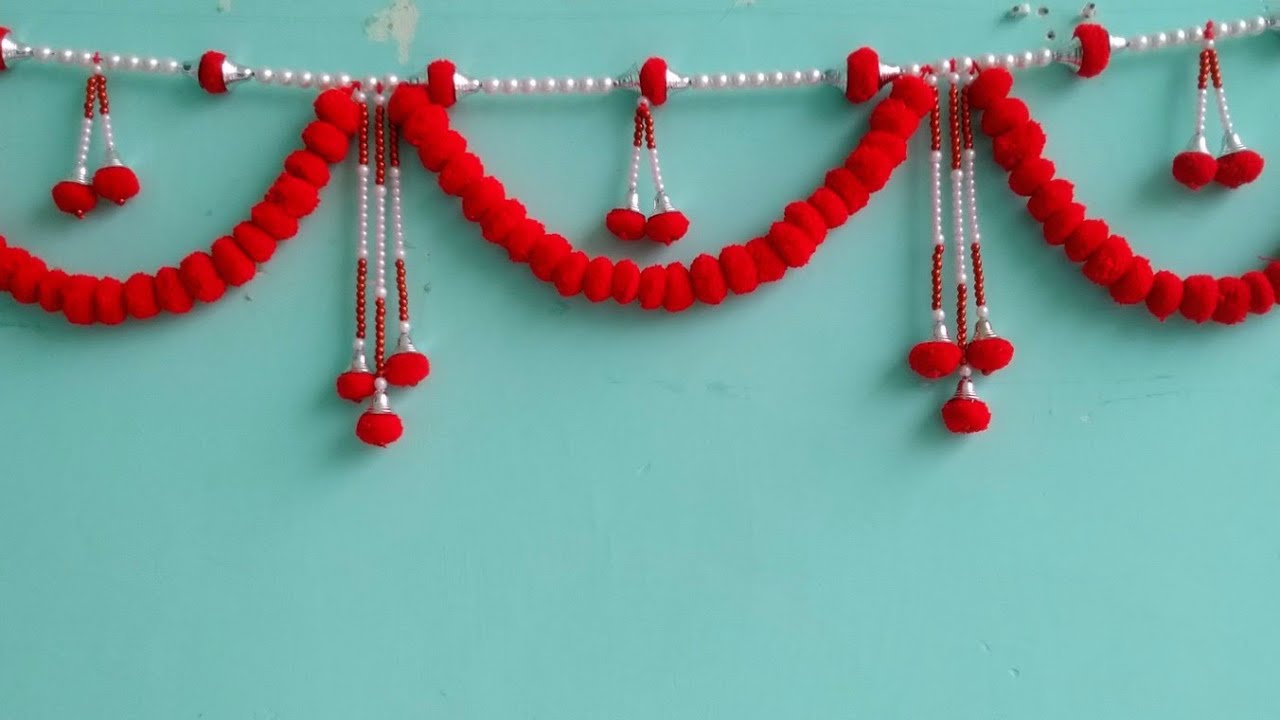 Diy Woolen Door Toran/woolen crafts idea/Woolen design/woolen door ...