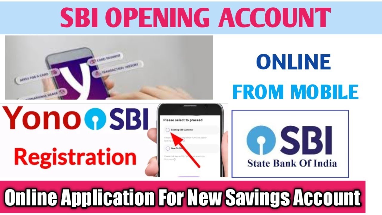 State Bank Of India Online New Savings account Opening|YONO SBI| SBI ...