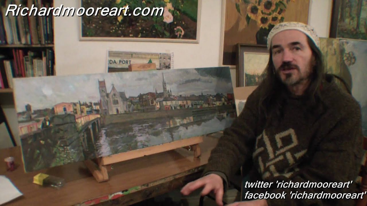 Irish Artist Richard Moore 1 - YouTube