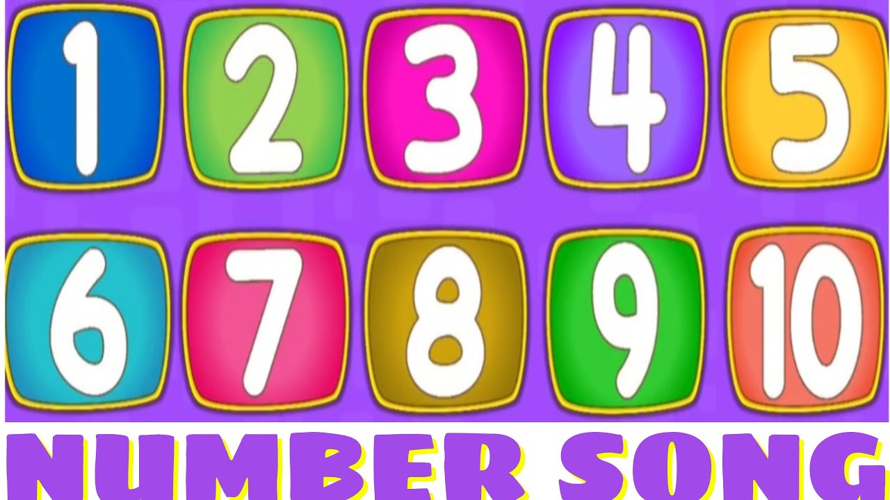 🔢Writing 1 to 10 | one two three song | 1 2 3 4 5 6 7 8 9 10 | one to ...