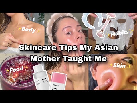 50 years of SKINCARE in 5 MINUTES | skin care tips my asian mother taught me 