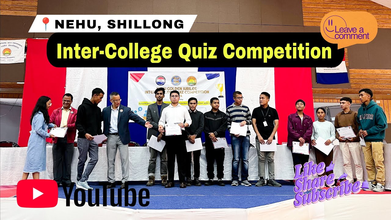 QUIZ COMPETITION AT NEHU, SHILLONG / NEIAH STUDENTS / 📍MEGHALAYA - YouTube