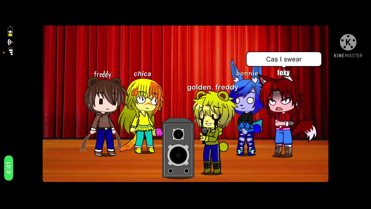 Just the normal cas annoying fritz- WHAT DA FOX SAY! fnaf Gacha club ...