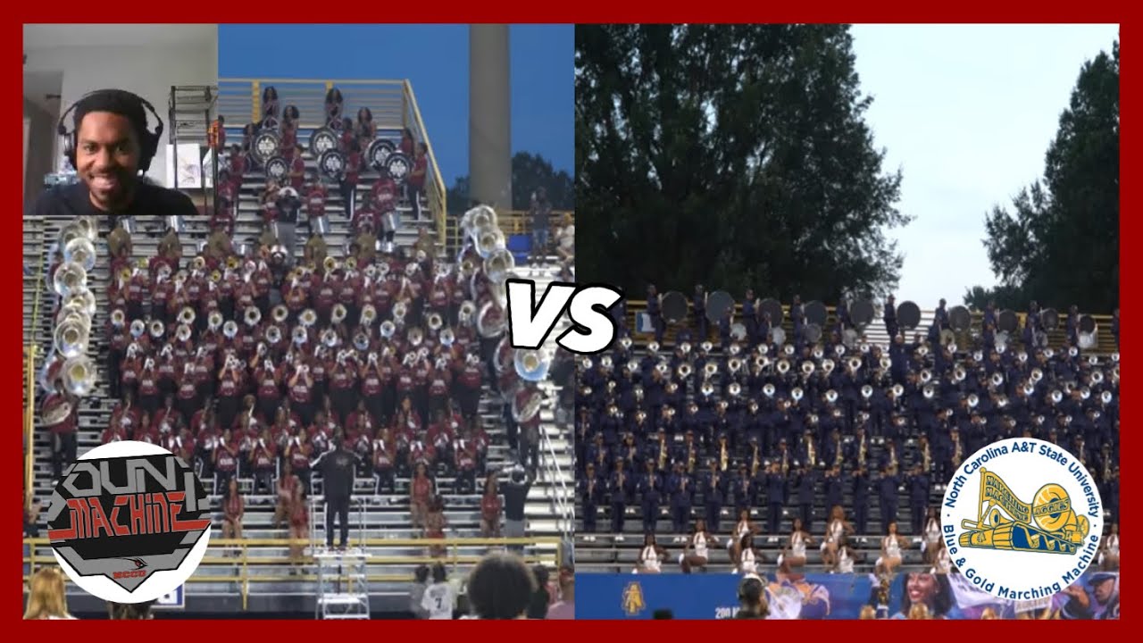 REACTING TO NCAT BGMM vs NCCU Sound Machine | 5th Quarter @ Aggie ...