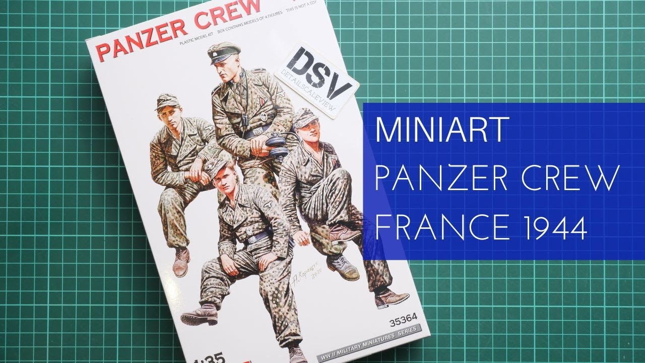 Miniart 1/35 Panzer Crew France 1944 (35364) Review - YouTube