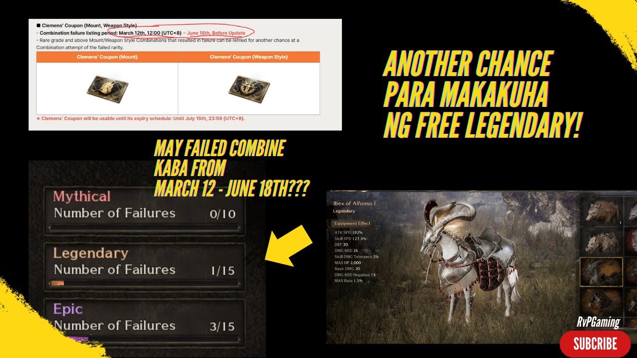 NIGHT CROWS CLEMENS COUPON | FREE LEGENDARY COMBINE | - YouTube