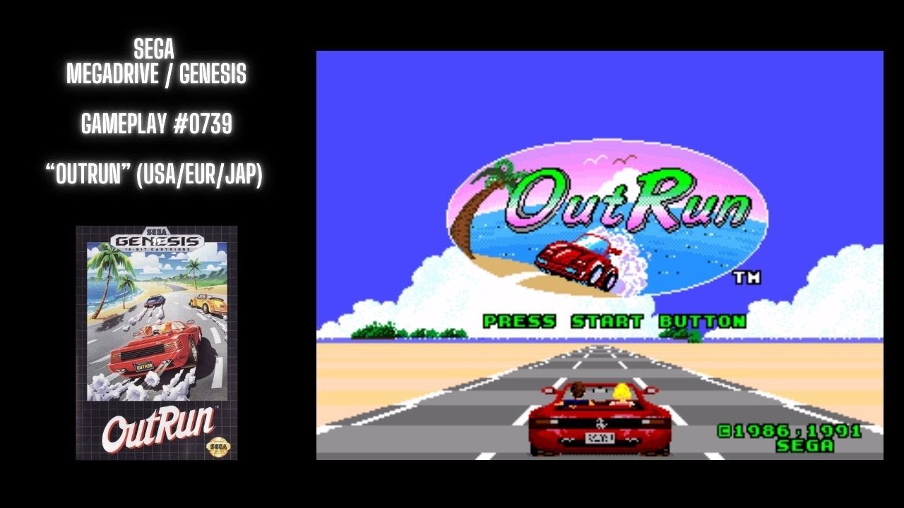 OutRun (USA/EUR/JAP) (Megadrive / Genesis / Gameplay #0739) - YouTube