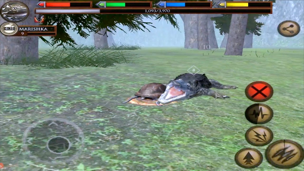 Turtle VS Alligator, wolf, Fox, Ultimate Forest Simulator - YouTube